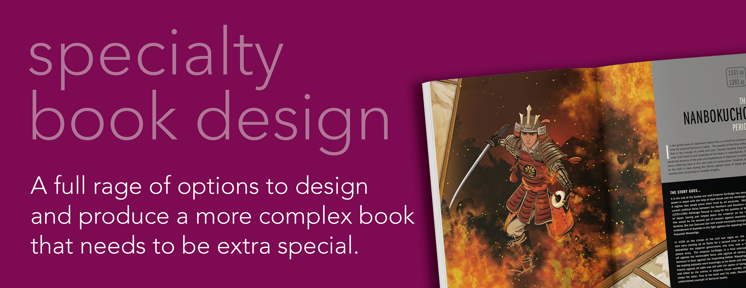 Speciality and Coffee Table Book Design Services
